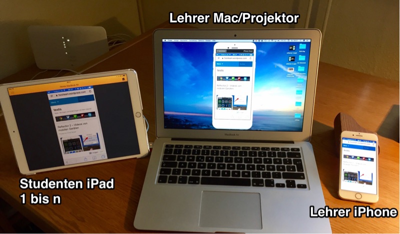 Reflector 2 – Student App als Ergänzung – tests