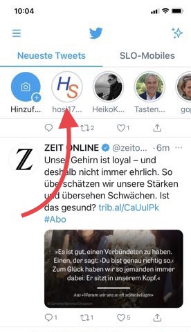 Twitter Fleet als tägliche Geschichte? – tests